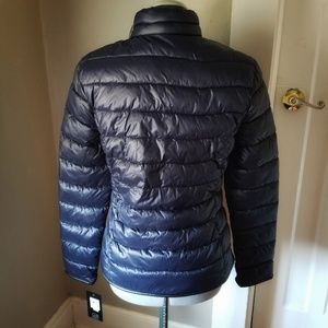 Black Rivet | Jackets & Coats | Nwt Navy Blue Puffer Jacket With Faux ...